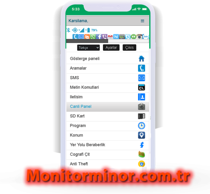 Monitor minor Çocuk Takip Programı Monitorminor